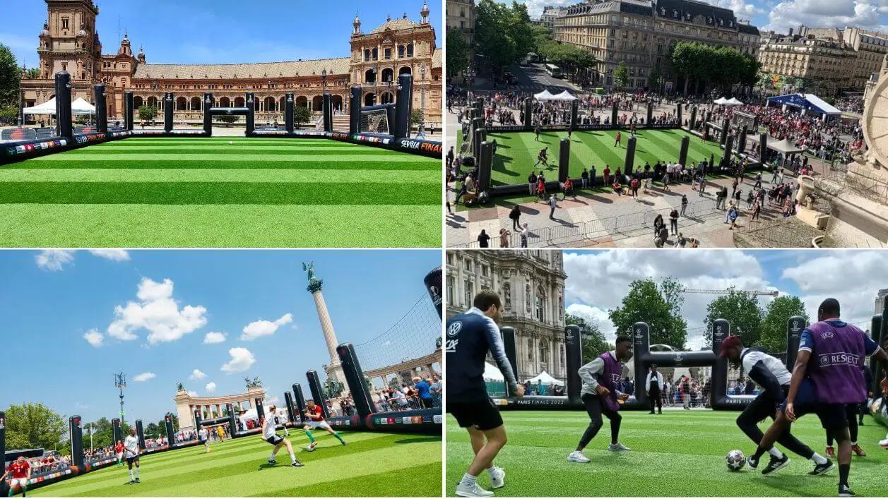 Inflatable football pitch - Foot Air